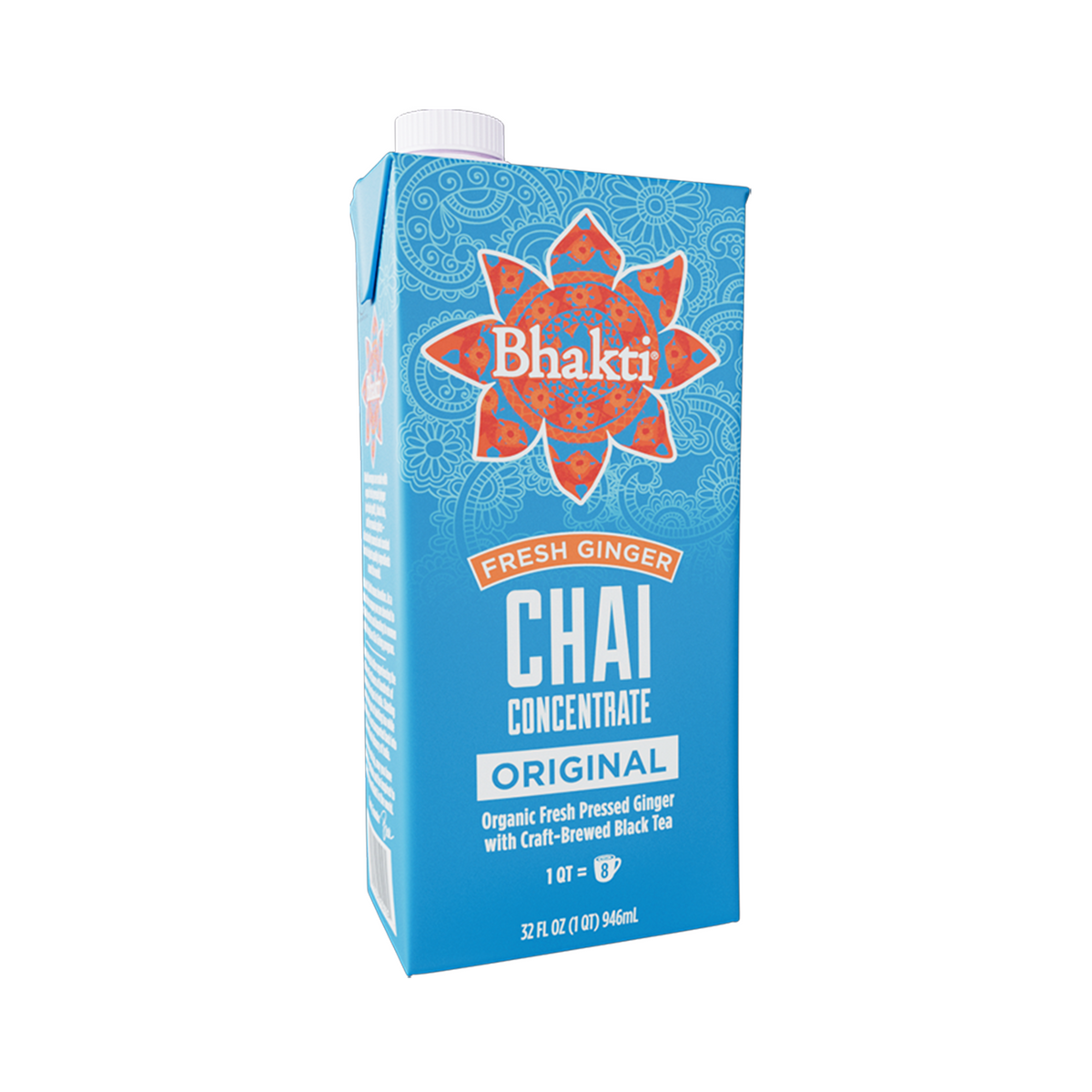 Bhakti Chai 1:1 Original Chai Concentrate - 32oz (150 cases) – Odeko Bulk
